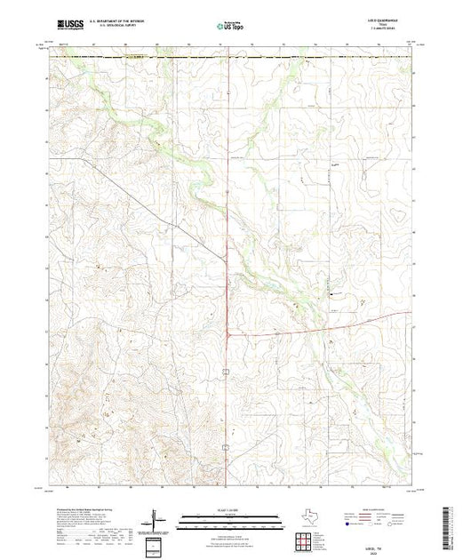 US Topo 7.5-minute map for Loco TX – American Map Store