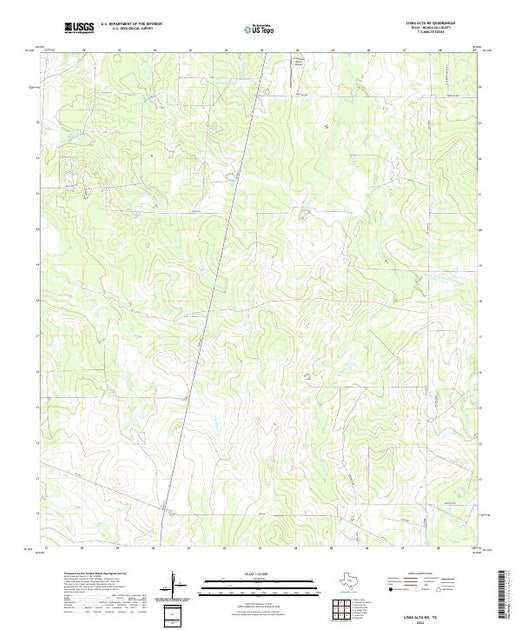 US Topo 7.5-minute map for Loma Alta NE TX – American Map Store