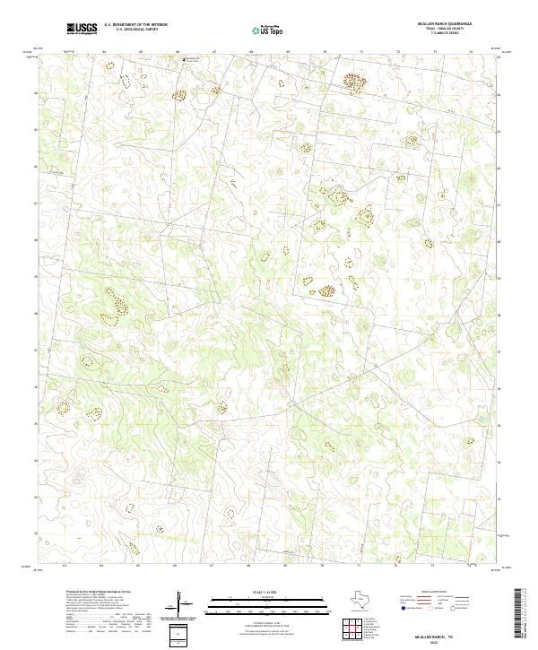 US Topo 7.5-minute map for McAllen Ranch TX – American Map Store