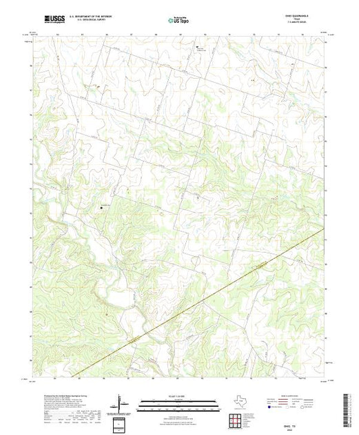 US Topo 7.5-minute map for Ohio TX – American Map Store