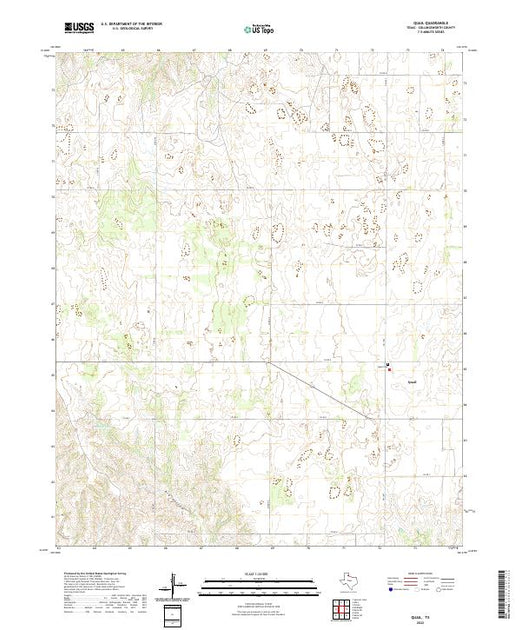 US Topo 7.5-minute map for Quail TX – American Map Store
