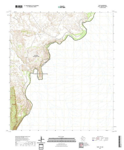 US Topo 7.5-minute map for Solis TXCOA – American Map Store