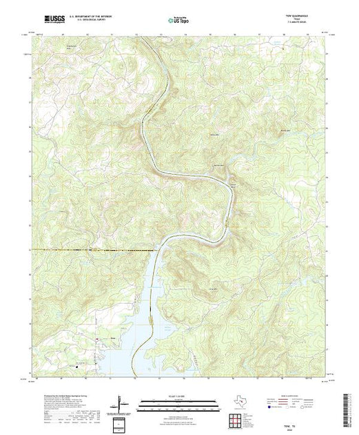 US Topo 7.5-minute map for Tow TX – American Map Store
