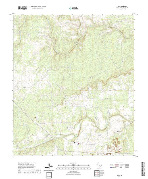 US Topo 7.5-minute map for Voca TX – American Map Store