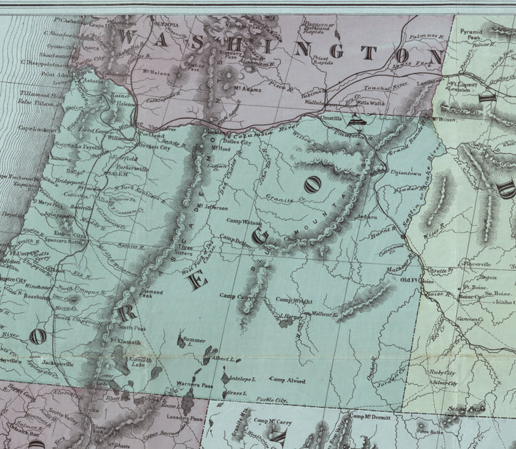 Transcontinental Map of the Pacific Railroad, 1877 – American Map Store