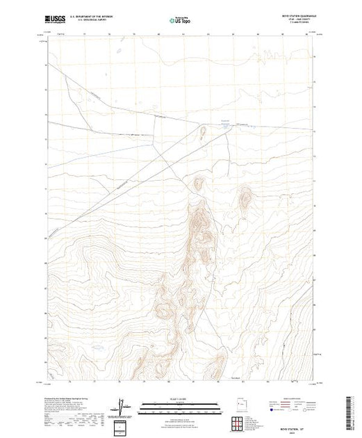 US Topo 7.5-minute map for Boyd Station UT – American Map Store