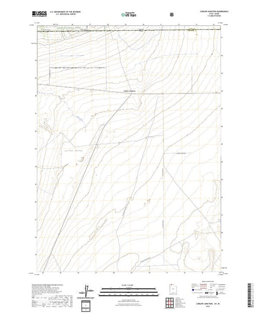 US Topo 7.5-minute map for Curlew Junction UTID – American Map Store