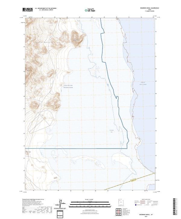 US Topo 7.5-minute map for Deardens Knoll UT – American Map Store