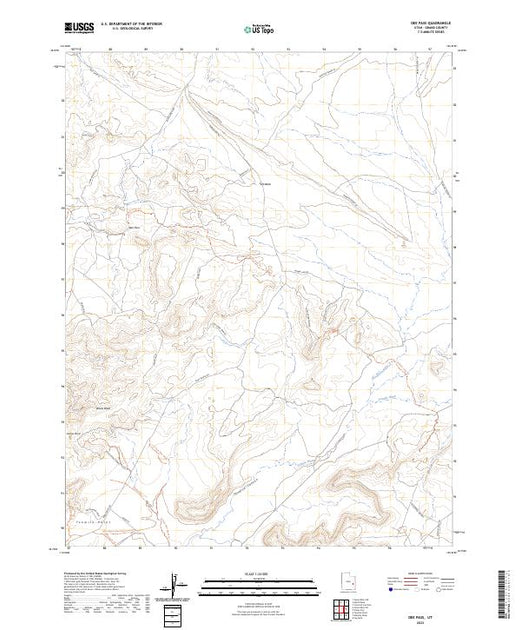 US Topo 7.5-minute map for Dee Pass UT – American Map Store