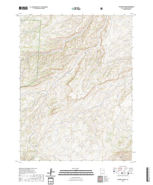 US Topo 7.5-minute map for Gilsonite Draw UT – American Map Store