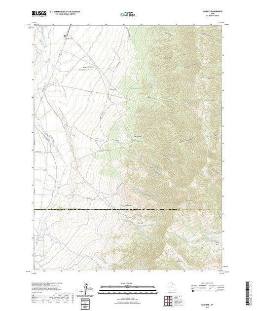 US Topo 7.5-minute map for Goshute UT – American Map Store
