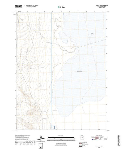 US Topo 7.5-minute map for Goshute Wash UT – American Map Store