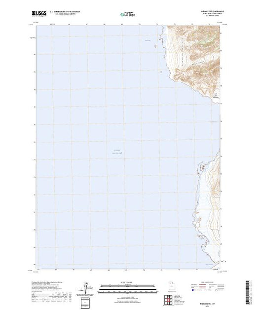 US Topo 7.5-minute map for Indian Cove UT – American Map Store