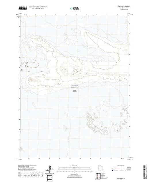 US Topo 7.5-minute map for Knolls SW UT – American Map Store