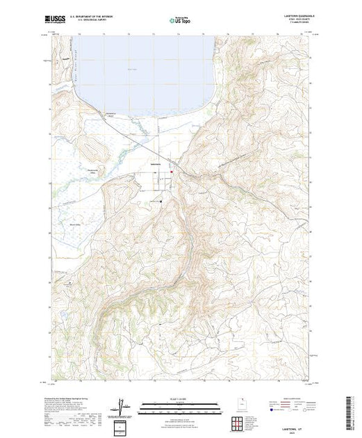 US Topo 7.5-minute map for Laketown UT – American Map Store