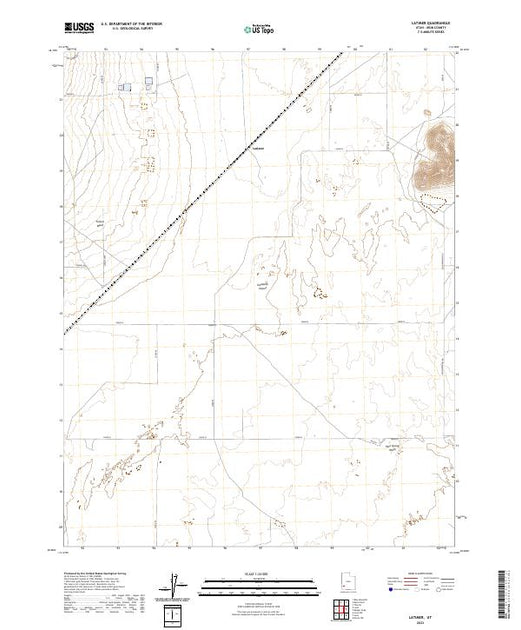 US Topo 7.5-minute map for Latimer UT – American Map Store