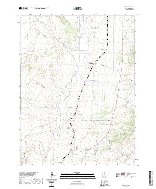 US Topo 7.5-minute map for McIntyre UT – American Map Store