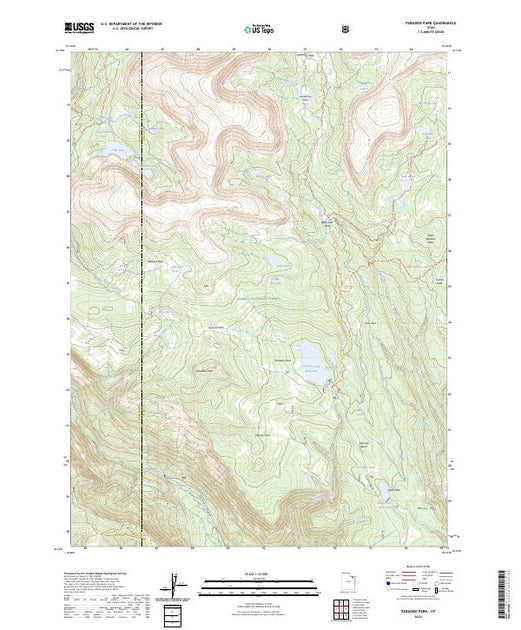 US Topo 7.5-minute map for Paradise Park UT – American Map Store