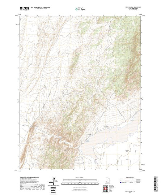 US Topo 7.5-minute map for Parowan Gap UT – American Map Store