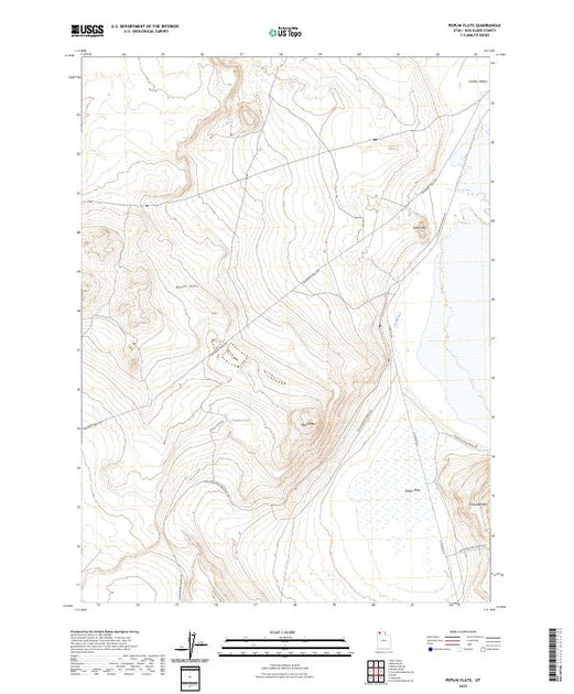 US Topo 7.5-minute map for Peplin Flats UT – American Map Store