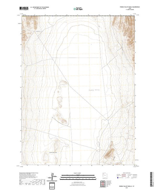 US Topo 7.5-minute map for Puddle Valley Knolls UT – American Map Store