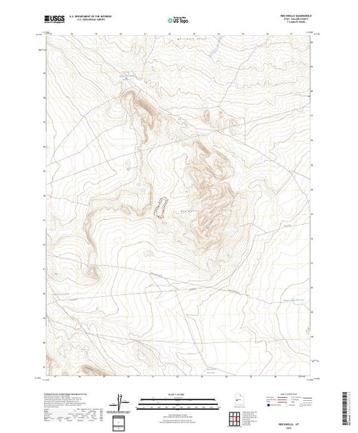 US Topo 7.5-minute map for Red Knolls UT – American Map Store