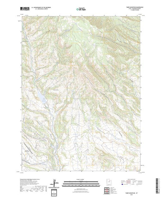 US Topo 7.5-minute map for Tabby Mountain UT – American Map Store