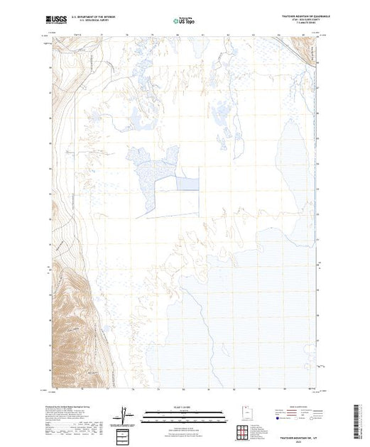 US Topo 7.5-minute map for Thatcher Mountain SW UT – American Map Store