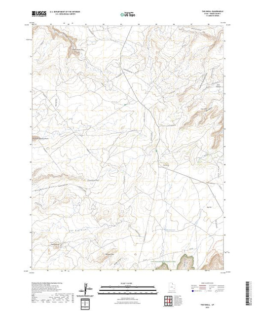 US Topo 7.5-minute map for The Knoll UT – American Map Store