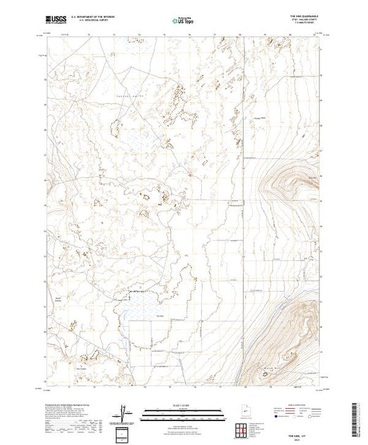 US Topo 7.5-minute map for The Sink UT – American Map Store