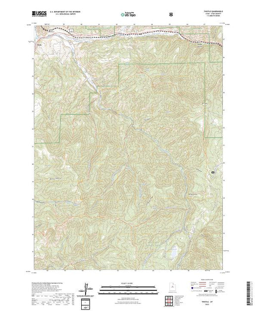 US Topo 7.5-minute map for Thistle UT – American Map Store