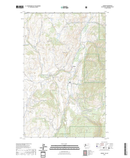 US Topo 7.5-minute map for Chesaw WABC – American Map Store