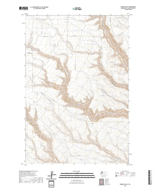 US Topo 7.5-minute map for Crider Valley WA – American Map Store