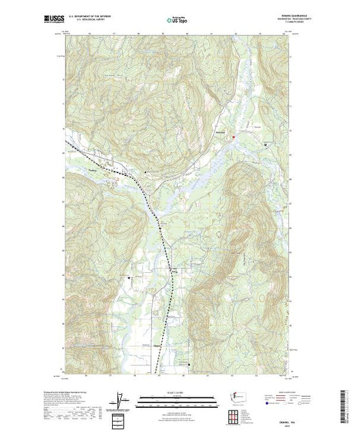 US Topo 7.5-minute map for Deming WA – American Map Store