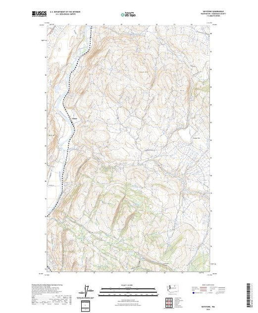 US Topo 7.5-minute map for Keystone WA – American Map Store