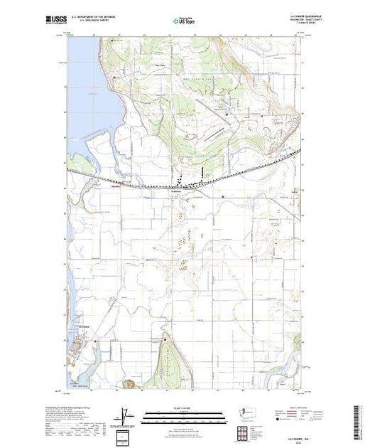 US Topo 7.5-minute map for La Conner WA – American Map Store
