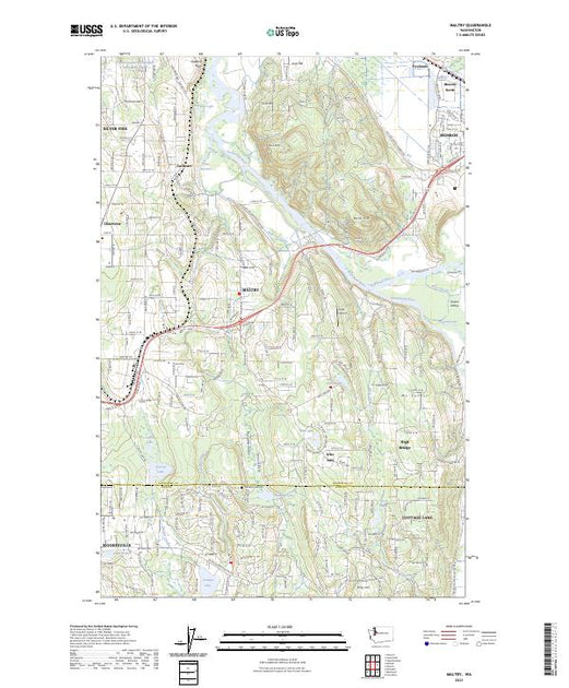US Topo 7.5-minute map for Maltby WA – American Map Store