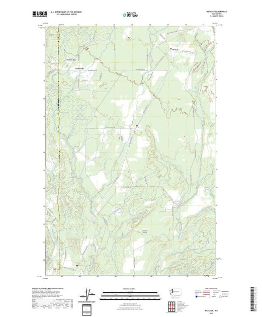 US Topo 7.5-minute map for Matlock WA – American Map Store