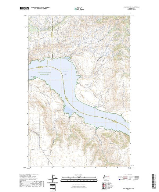 US Topo 7.5-minute map for Mica Mountain WA – American Map Store