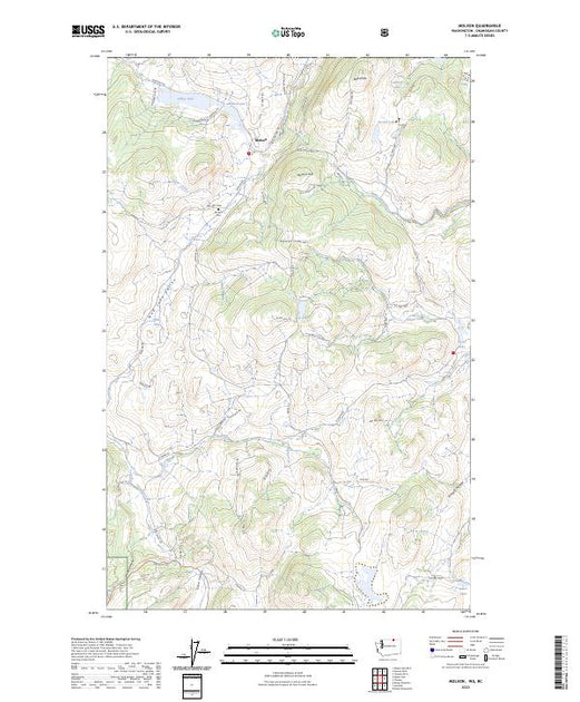 US Topo 7.5-minute map for Molson WABC – American Map Store