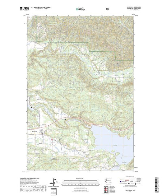 US Topo 7.5-minute map for Mossyrock WA – American Map Store