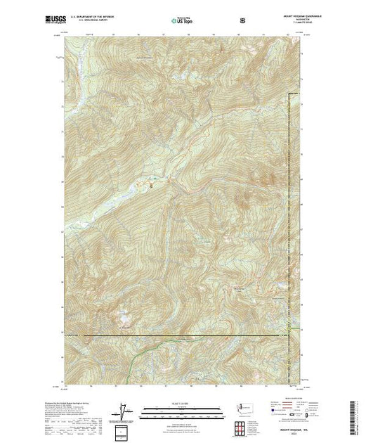 US Topo 7.5-minute map for Mount Hoquiam WA – American Map Store