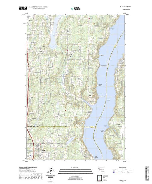 US Topo 7.5-minute map for Olalla WA – American Map Store