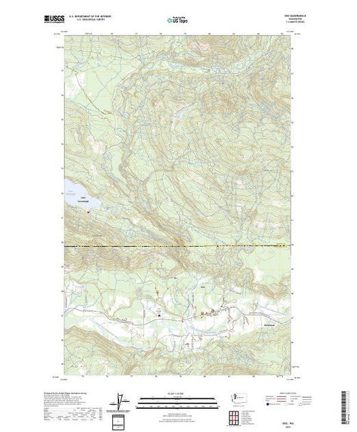 US Topo 7.5-minute map for Oso WA – American Map Store