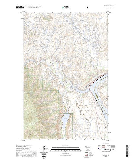 US Topo 7.5-minute map for Pateros WA – American Map Store