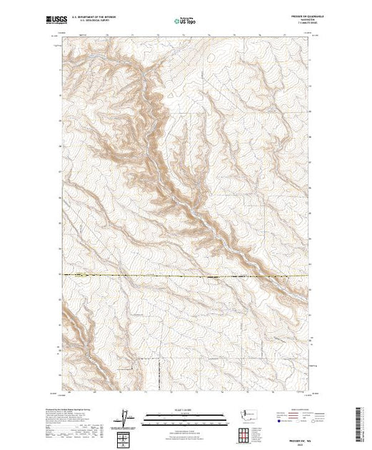 US Topo 7.5-minute map for Prosser SW WA – American Map Store