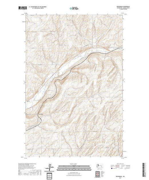 US Topo 7.5-minute map for Providence WA – American Map Store