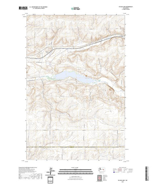 US Topo 7.5-minute map for Sylvan Lake WA – American Map Store