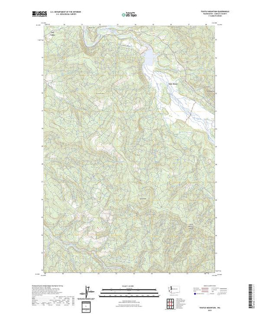 US Topo 7.5-minute map for Toutle Mountain WA – American Map Store