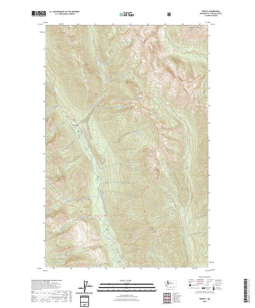 US Topo 7.5-minute map for Trinity WA – American Map Store